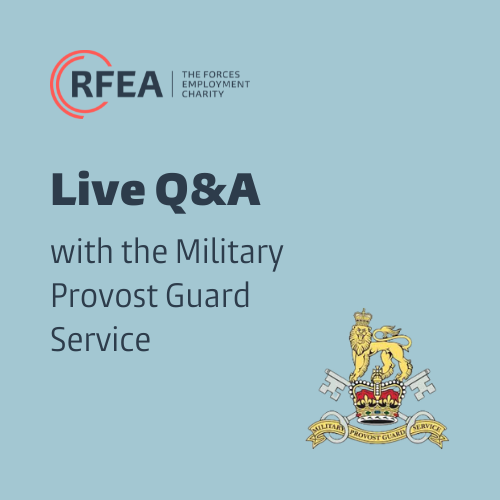 Military Provost Guard Service Q&A | Forces Employment Charity